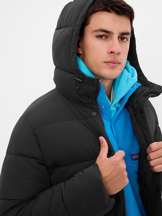 Hooded Puffer Jacket | Gap