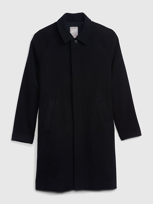 Recycled Raglan Wool Car Coat | Gap