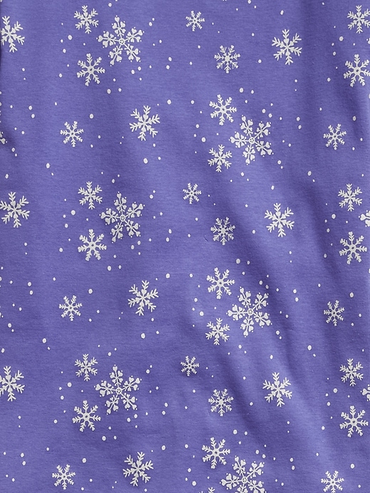 Kids 100% Organic Cotton Snowflake PJ Set | Gap