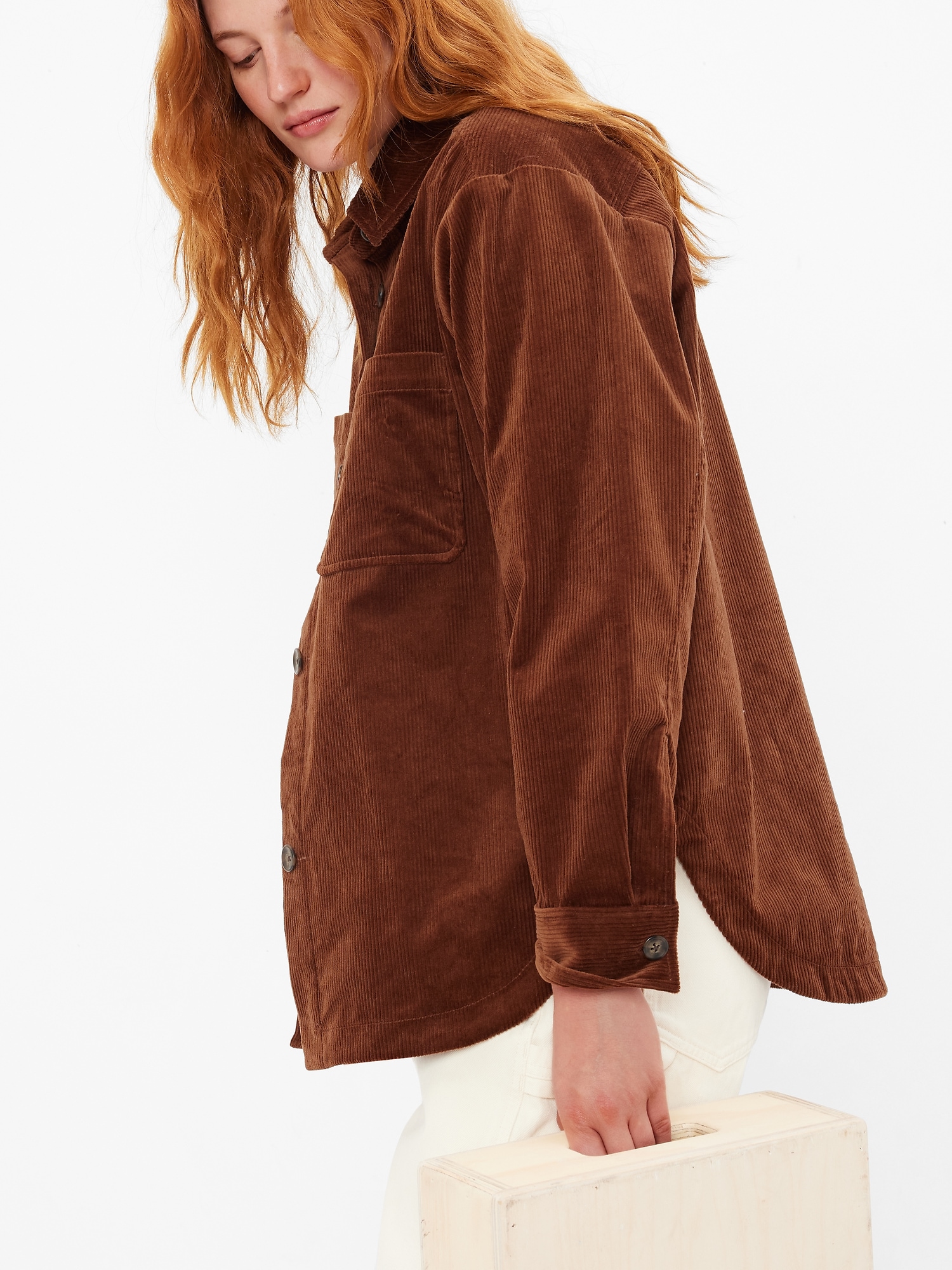 Oversized Corduroy Shirt | Gap