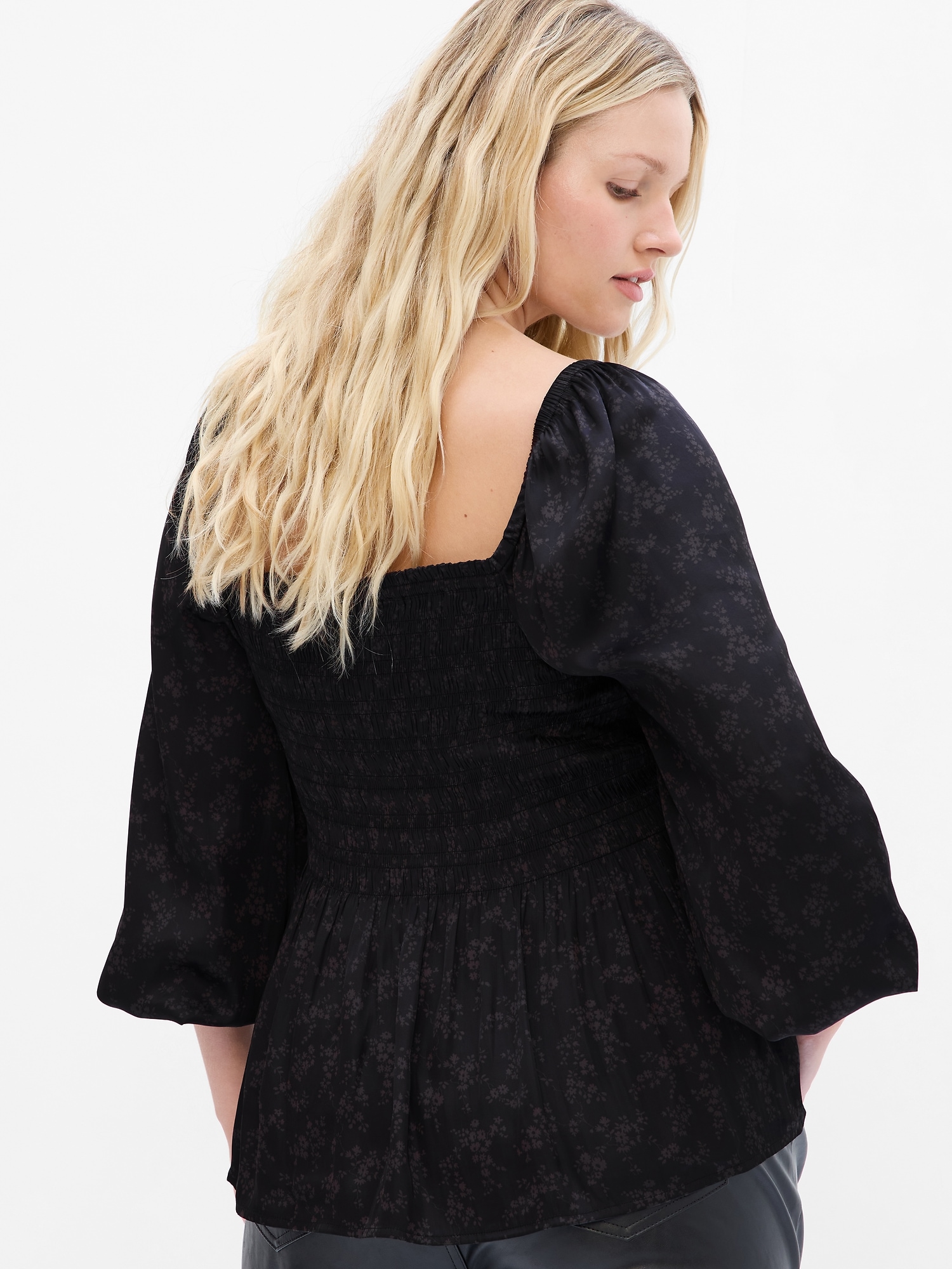 Smocked Peplum Top | Gap