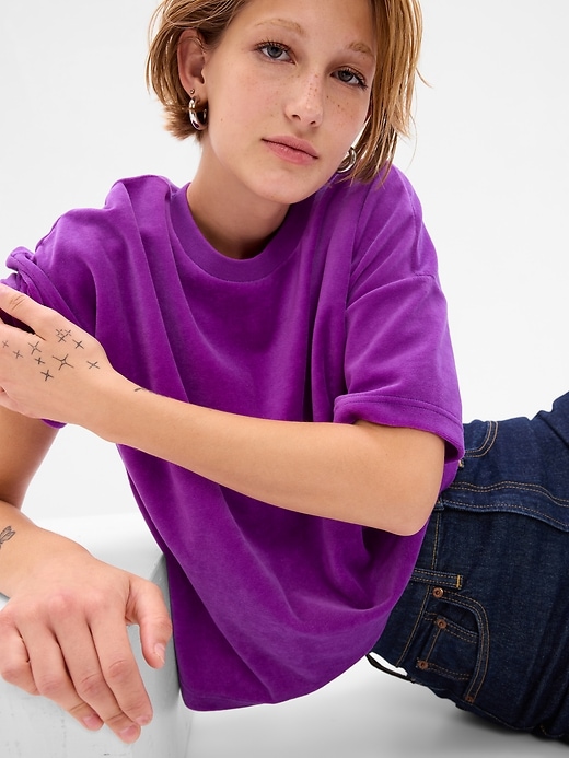 Velour T-Shirt | Gap