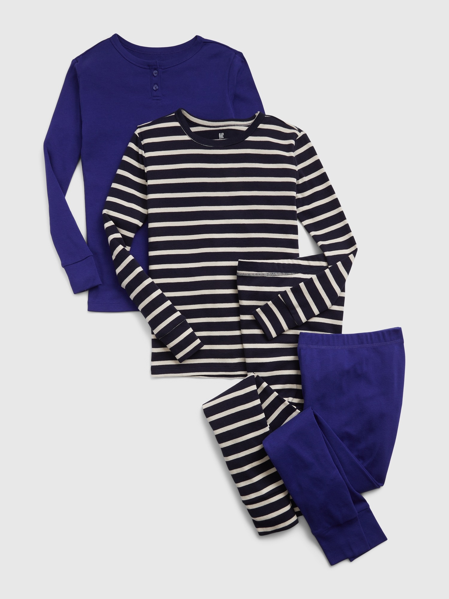 Kids 100% Organic Cotton Henley PJ Set (2-Pack) | Gap