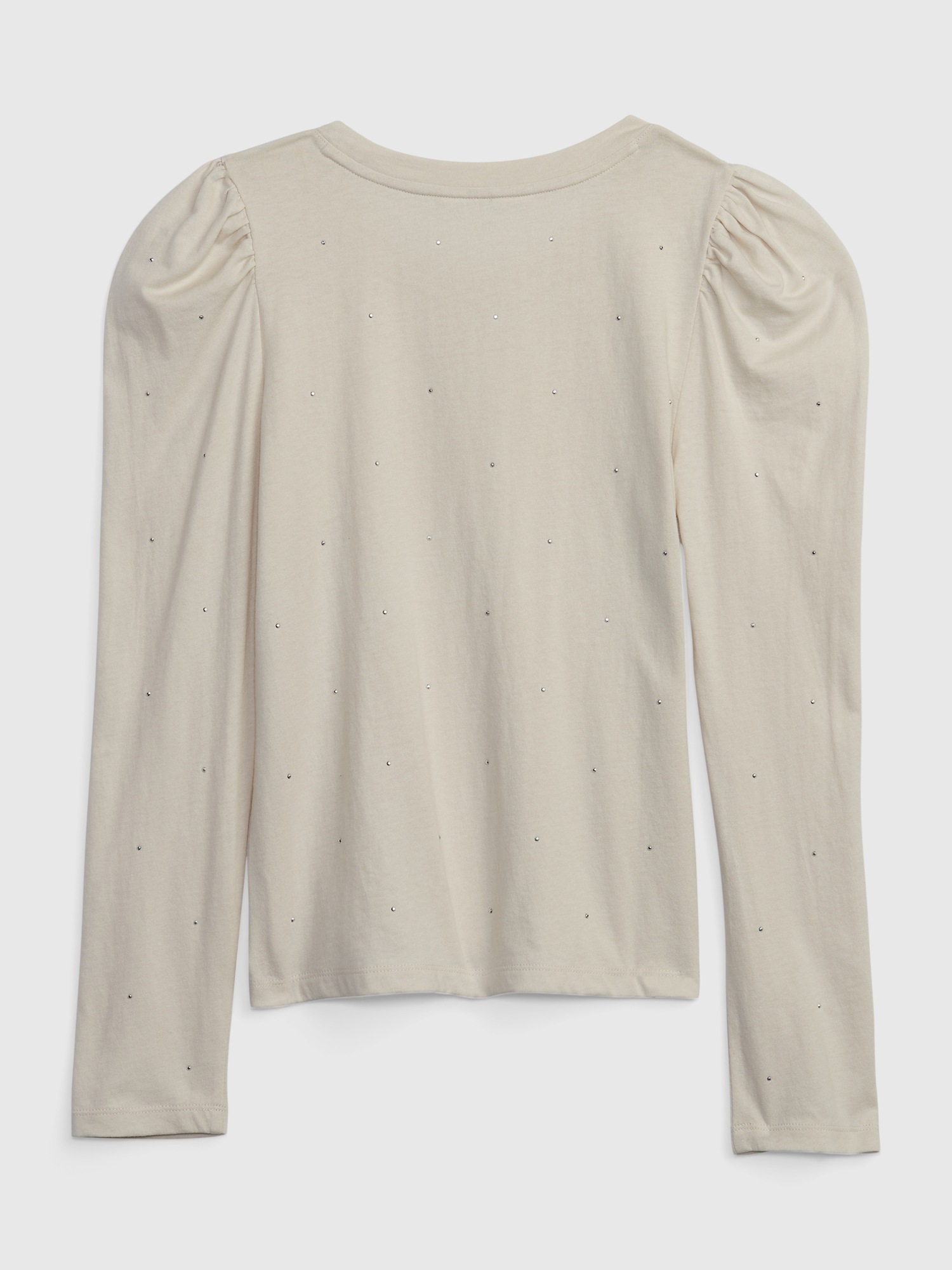 Kids Puff Sleeve Rhinestone Top | Gap