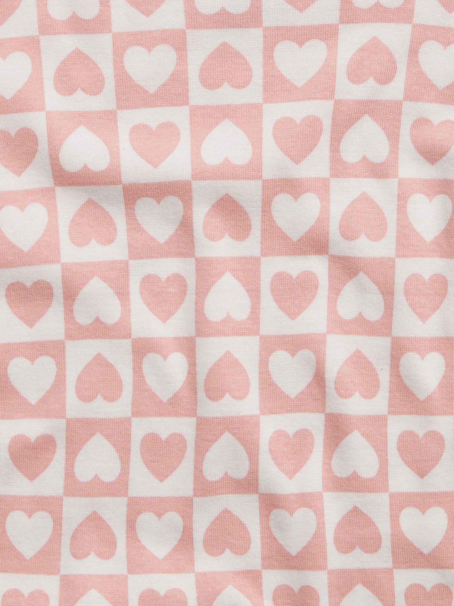 babyGap 100% Organic Cotton Checkered Heart PJ Set | Gap
