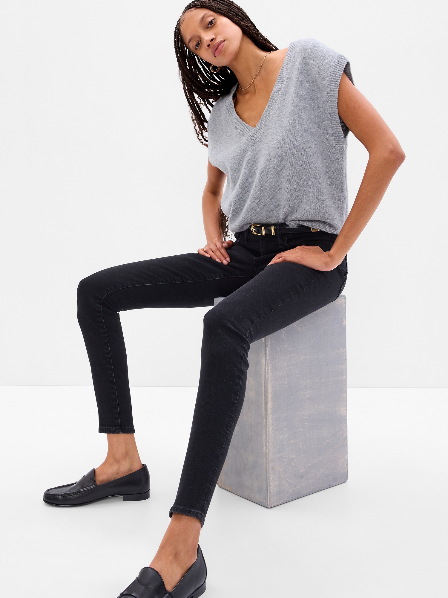 Mid Rise True Skinny Jeans | Gap