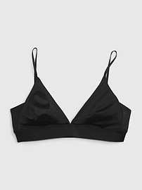 Satin Triangle Bra | Gap