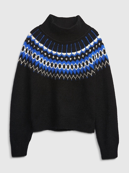 Fair Isle Funnelneck Sweater | Gap