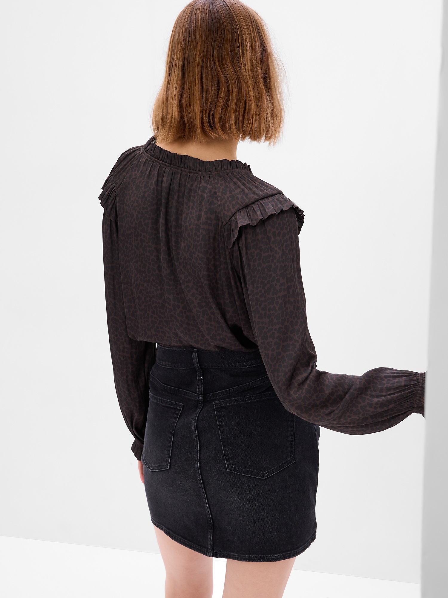 Tie-Front Ruffle Top | Gap