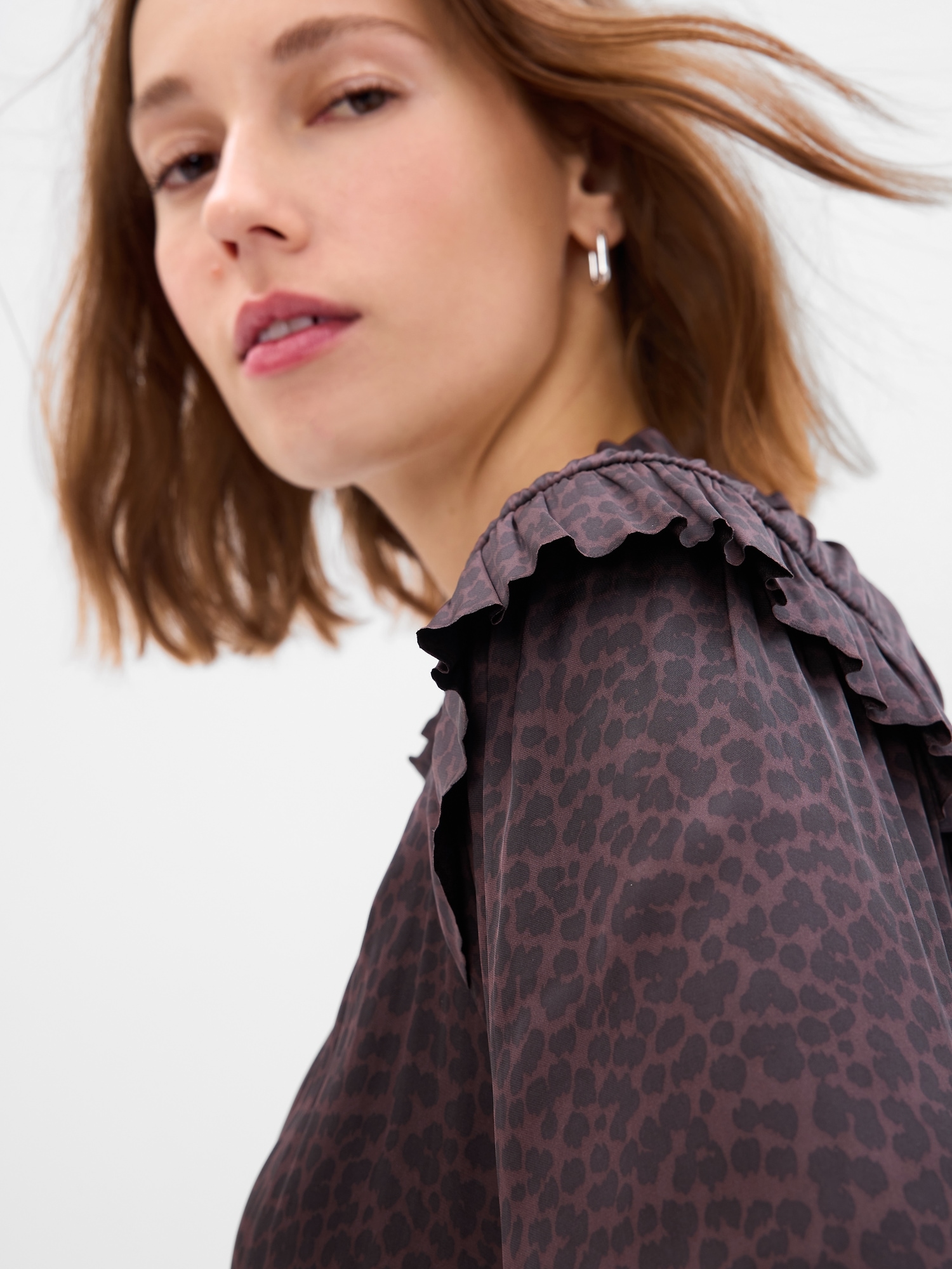 Tie-Front Ruffle Top | Gap