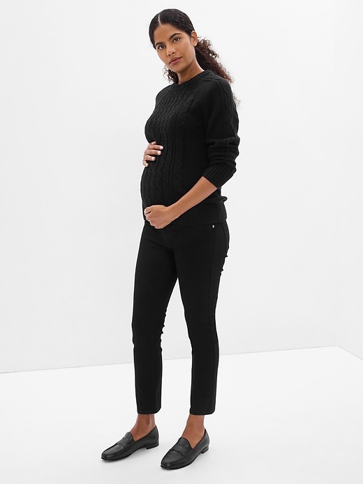 Maternity Cable-Knit Sweater | Gap