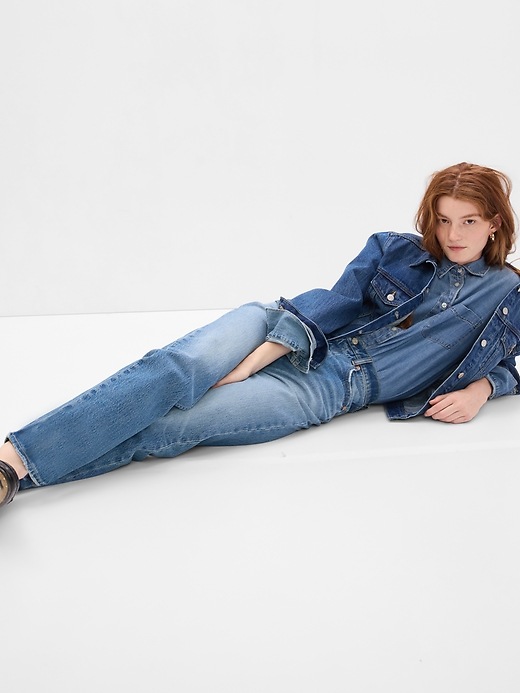 High Rise Cheeky Straight Jeans | Gap