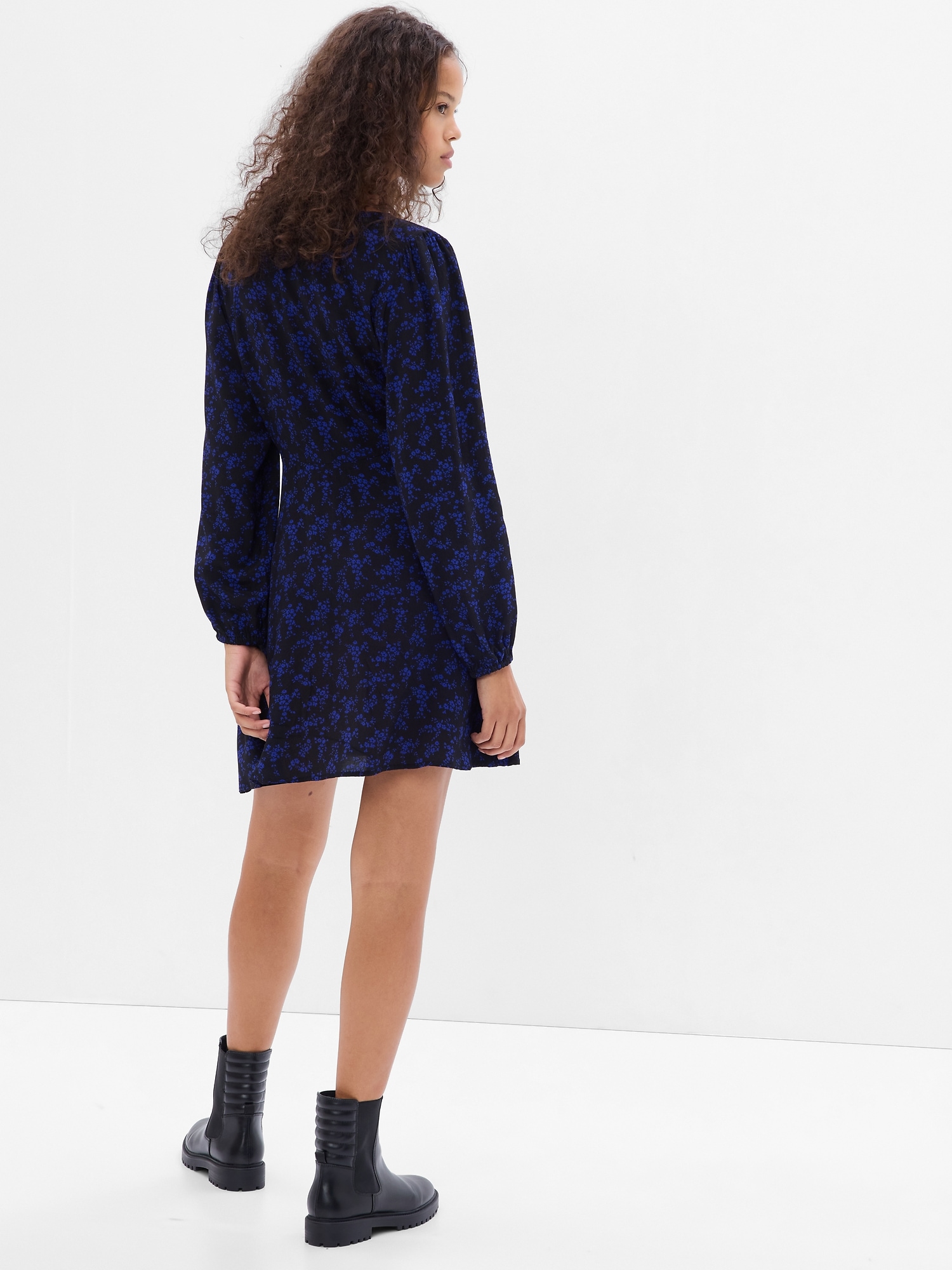 LENZING™ ECOVERO™ Mini Swing Dress | Gap