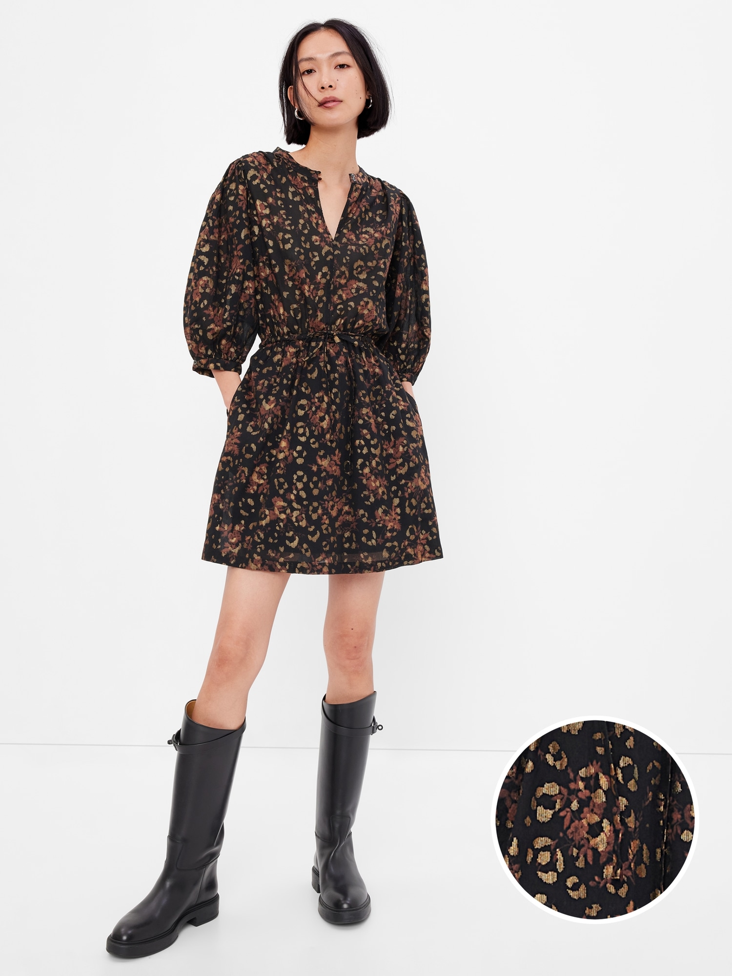 Foil Mini Dress | Gap