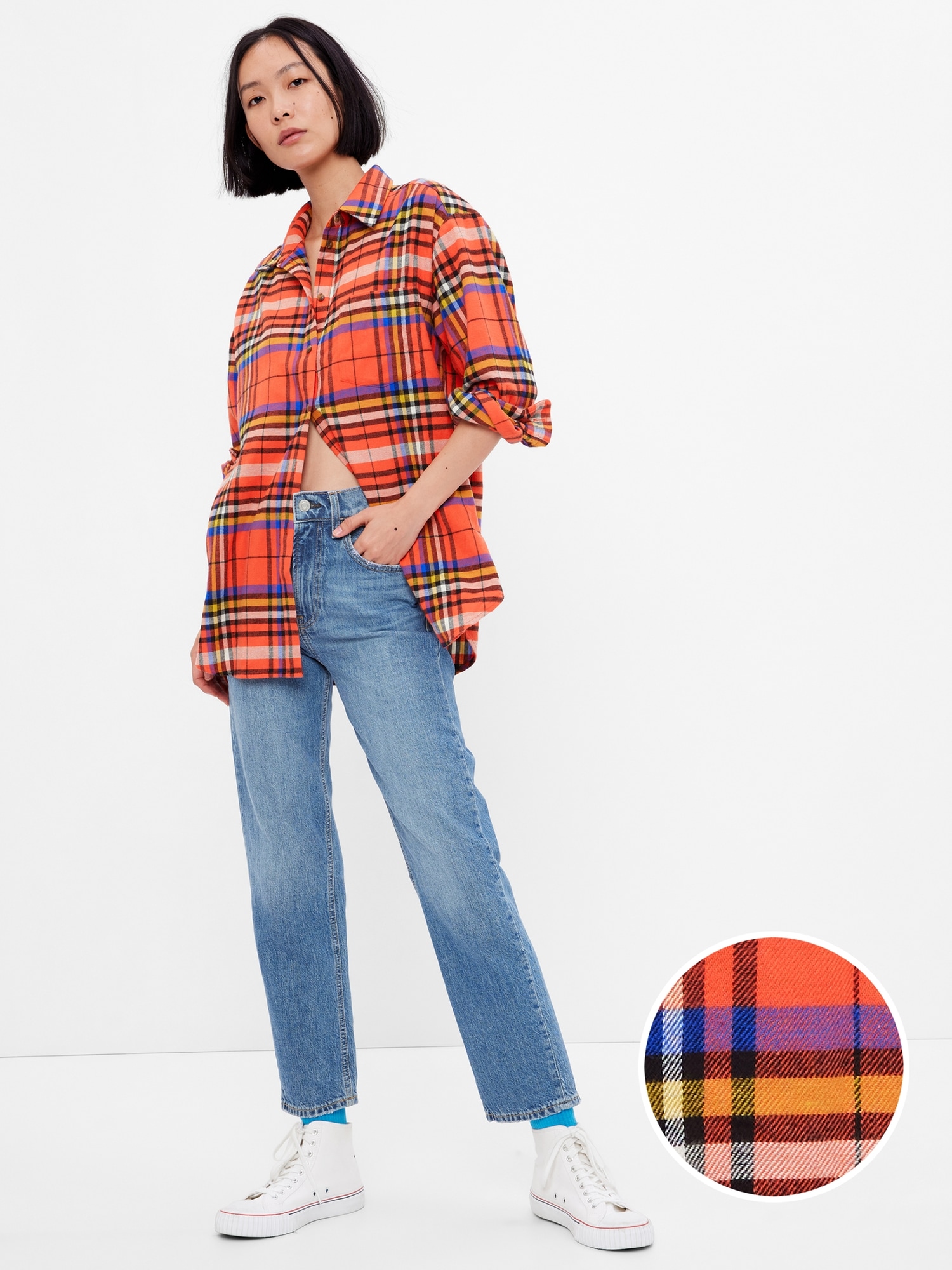 Flannel Big Shirt | Gap