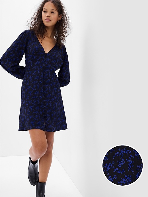 LENZING™ ECOVERO™ Mini Swing Dress | Gap
