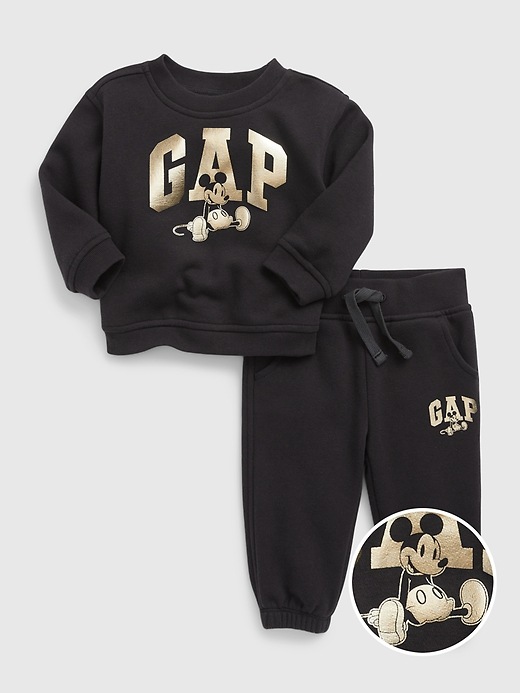 Gap × Disney Baby Metallic Mickey Mouse Sweat Set | Gap