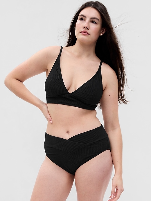 Rib Crossover Bikini Bottom | Gap