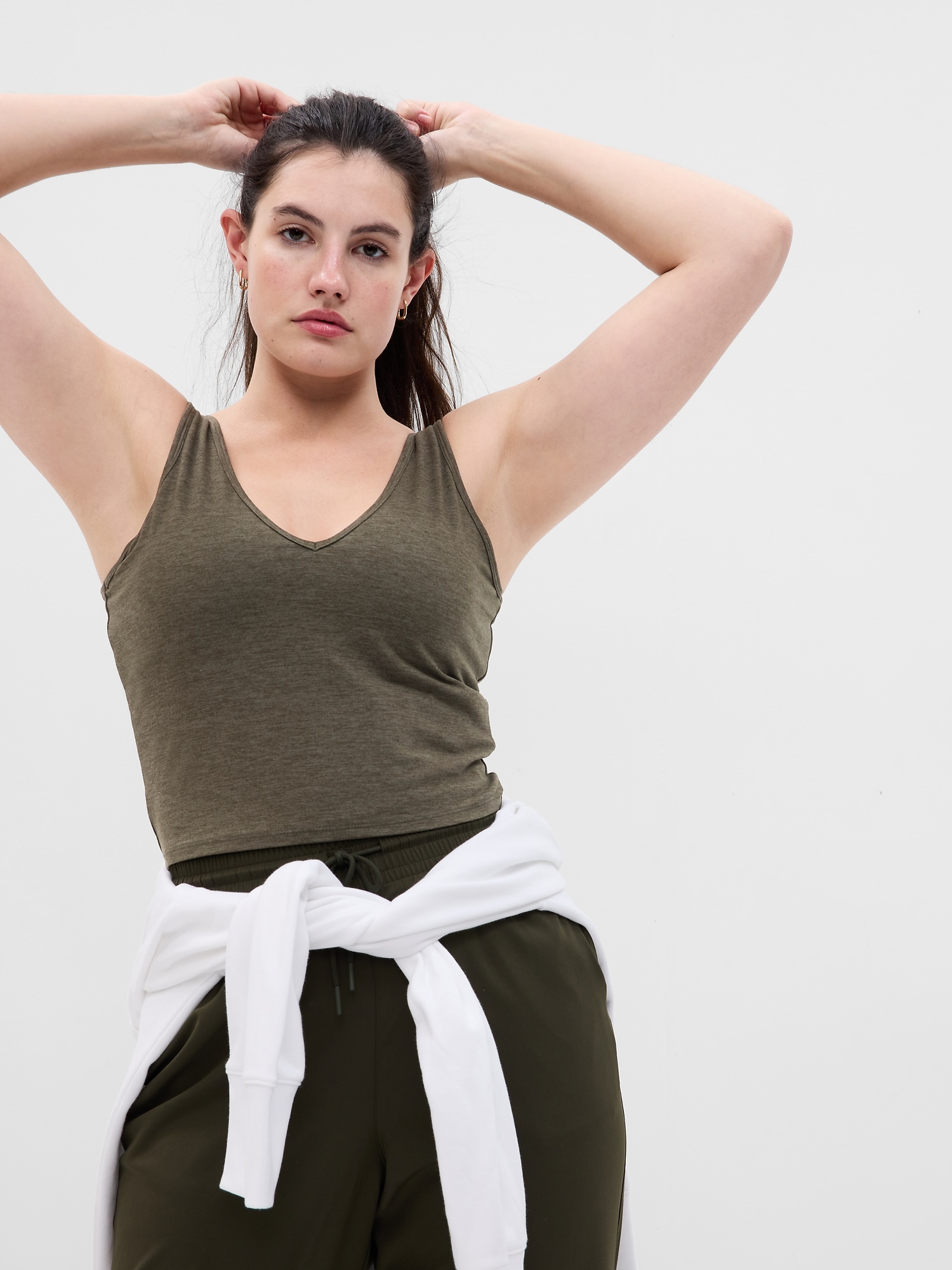 GapFit Brushed Jersey Brami | Gap