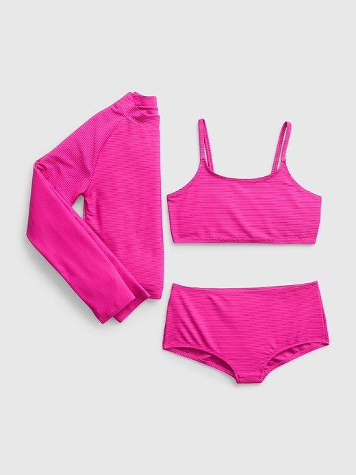Kids Rib Rash Guard Swim Three-Piece | Gap