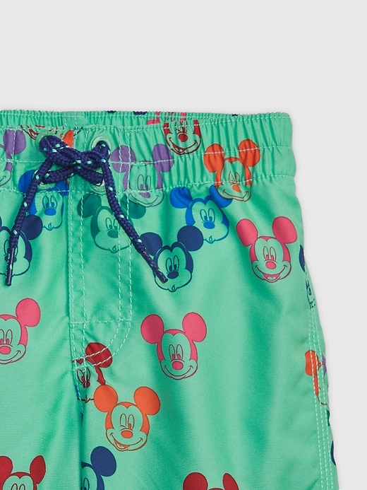 babyGap | Disney 100% Recycled Mickey Mouse Swim Trunks | Gap