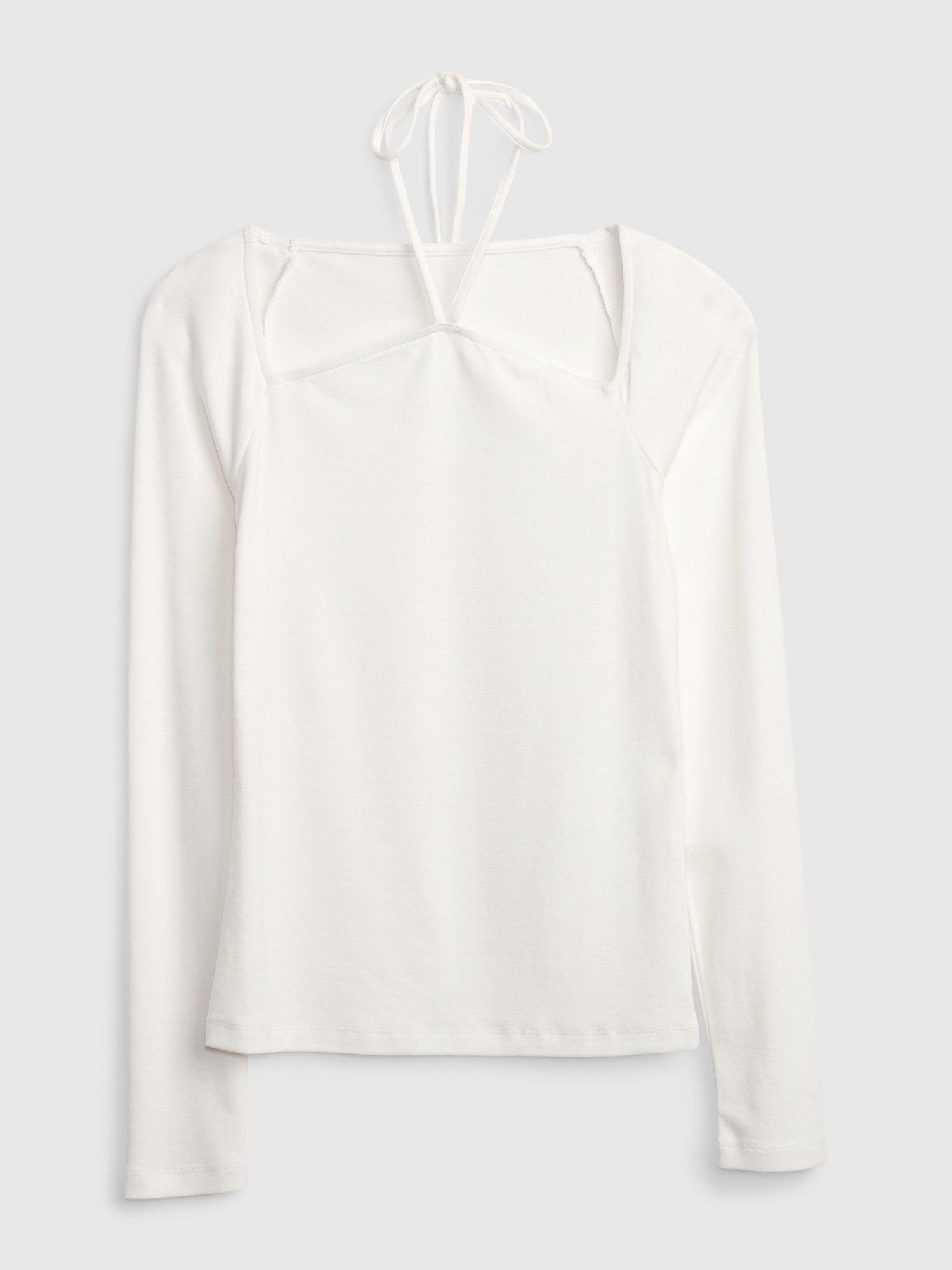 Modern Cut-Out Halter T-Shirt | Gap
