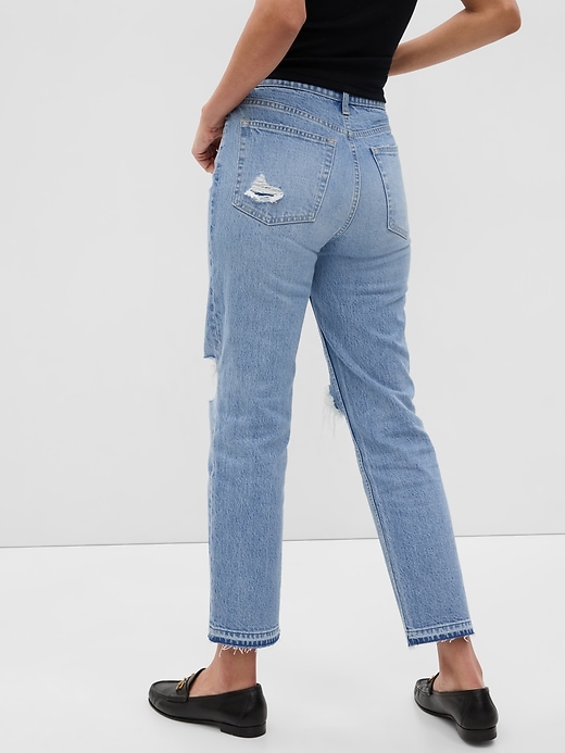 High Rise Cheeky Straight Jeans | Gap