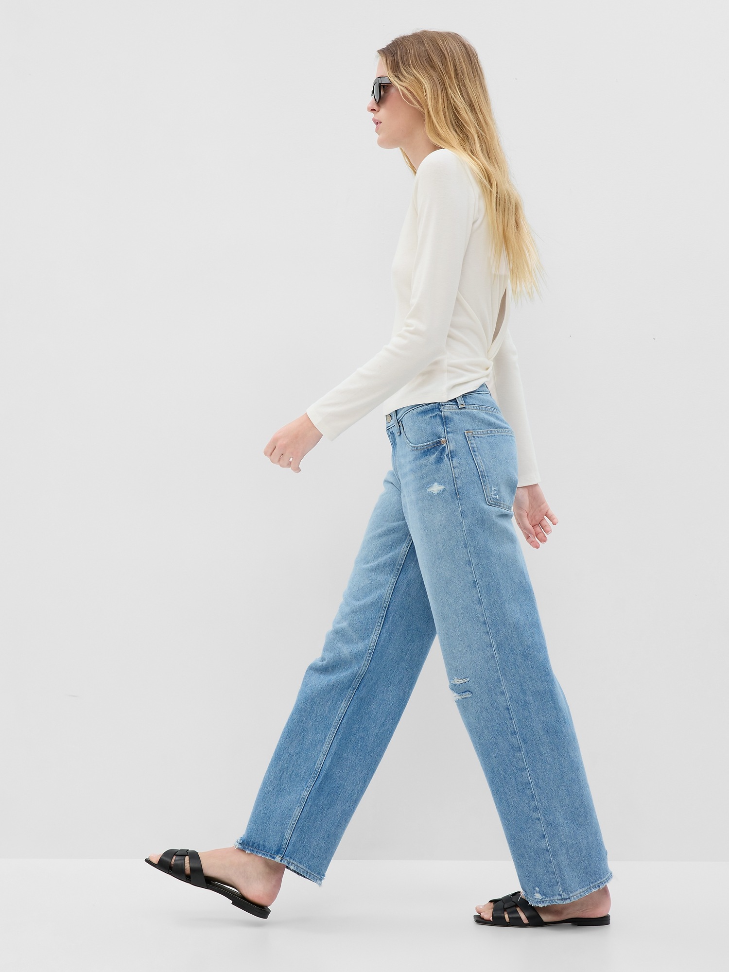 Modern Twist-Back T-Shirt | Gap