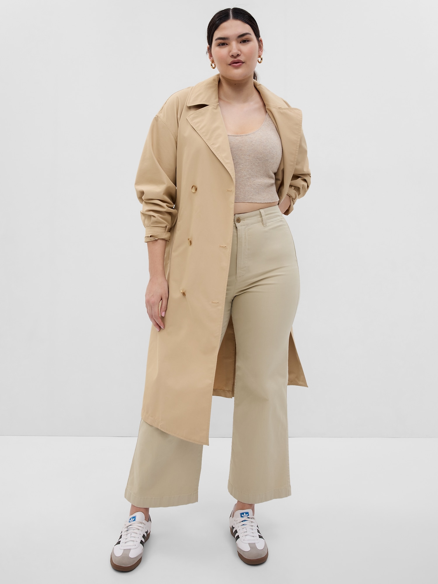 High Rise Stride Khakis | Gap