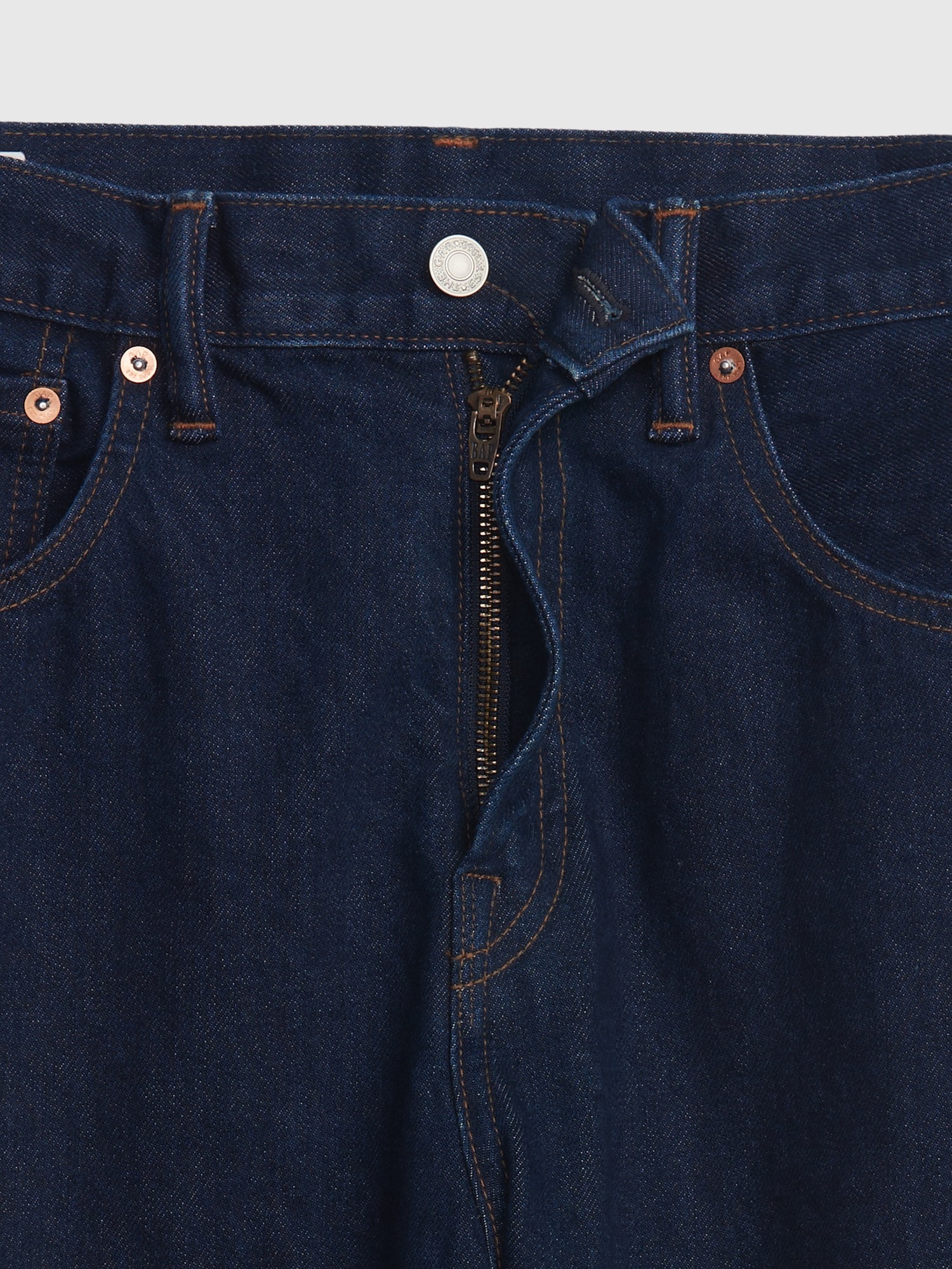 100% Organic Cotton Zip Fly ’90s Original Straight Fit Jeans with ...