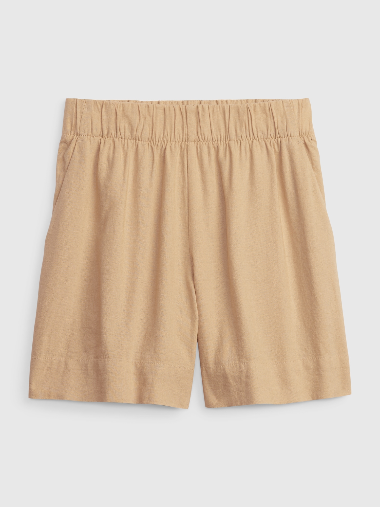 Linen-Blend Pull-On Shorts | Gap
