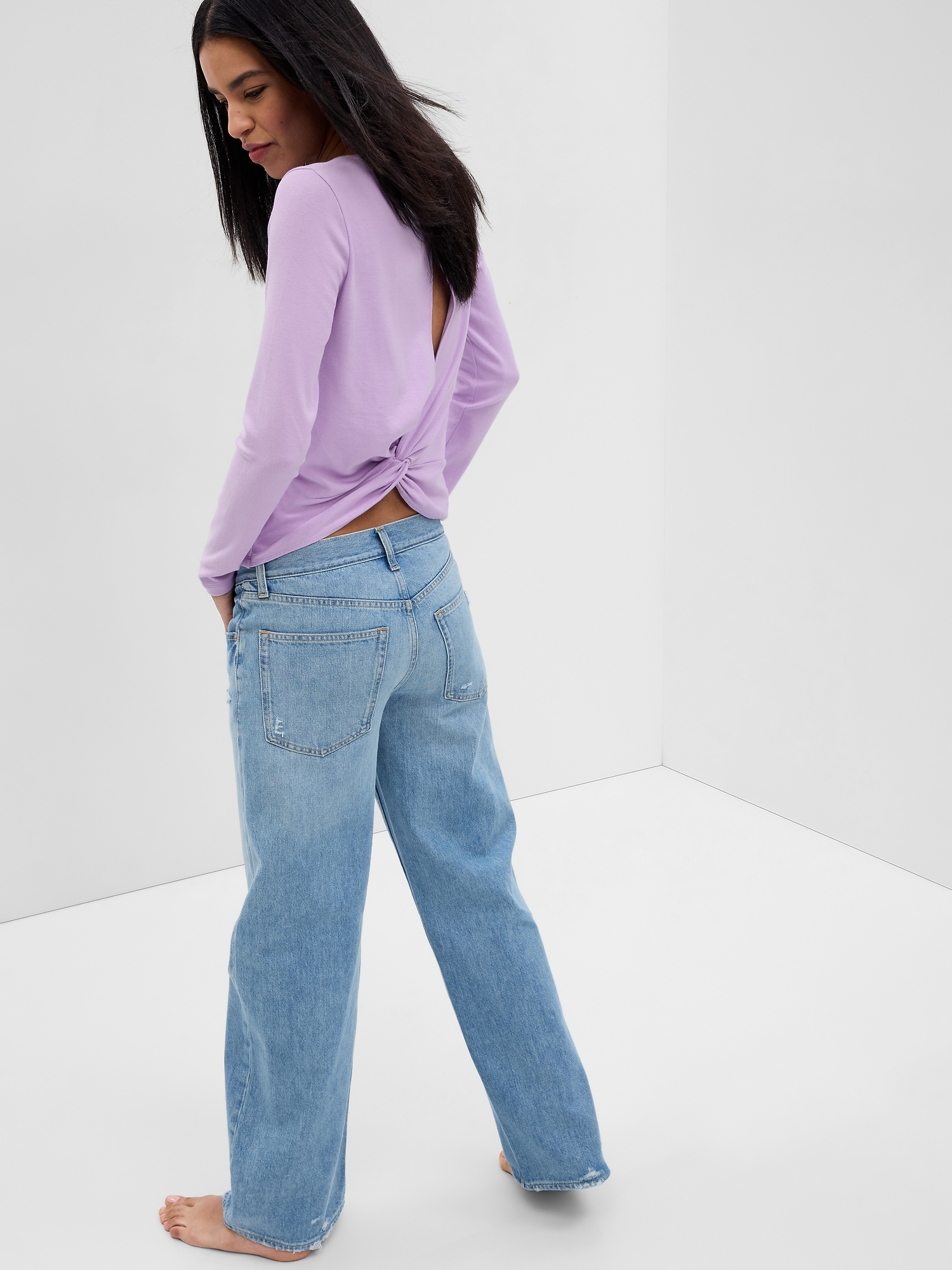 Modern Twist-Back T-Shirt | Gap