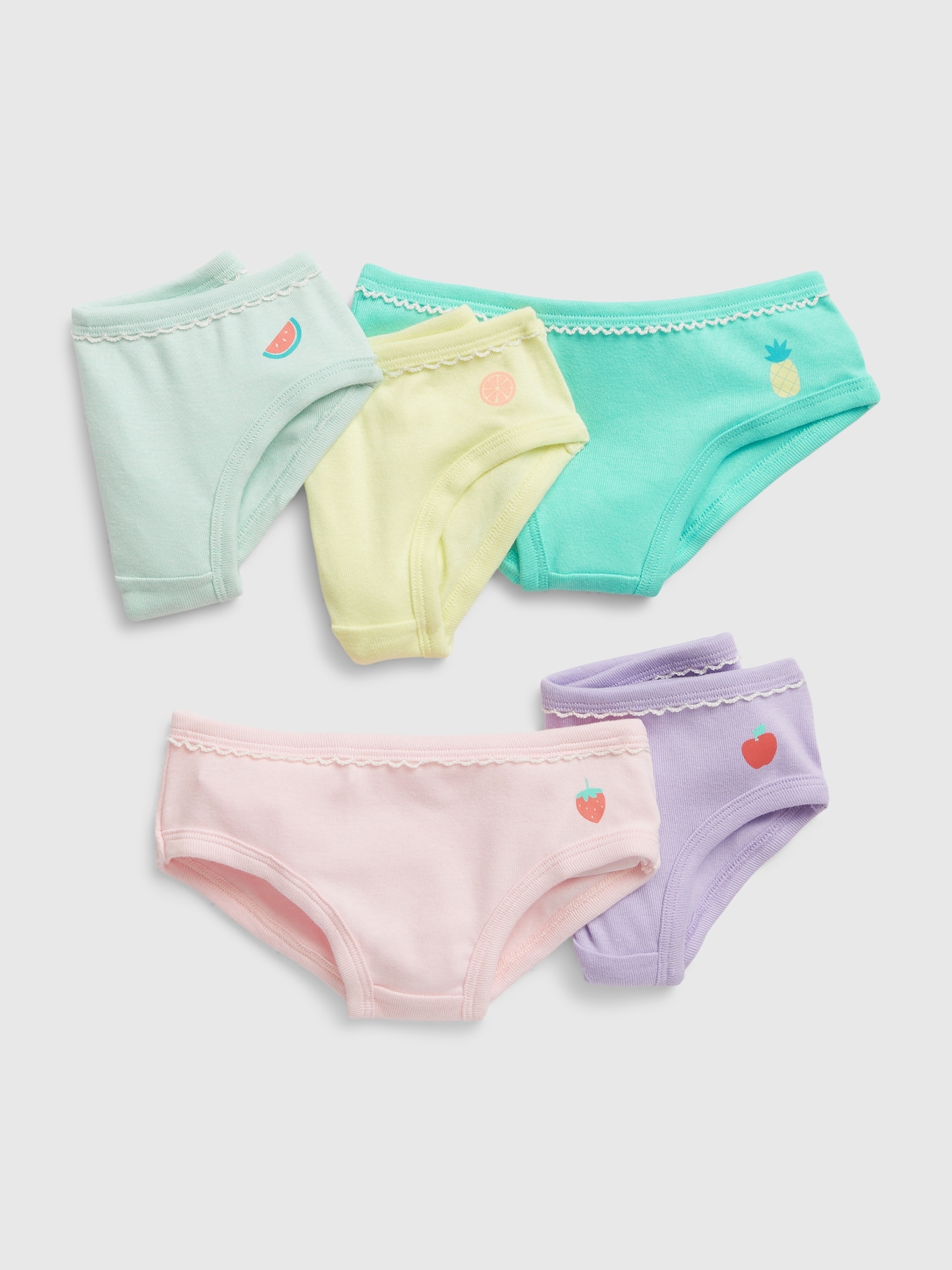 Toddler Organic Cotton Bikini Briefs (5-Pack) | Gap