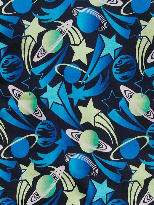 Kids 100% Organic Cotton Space PJ Set | Gap