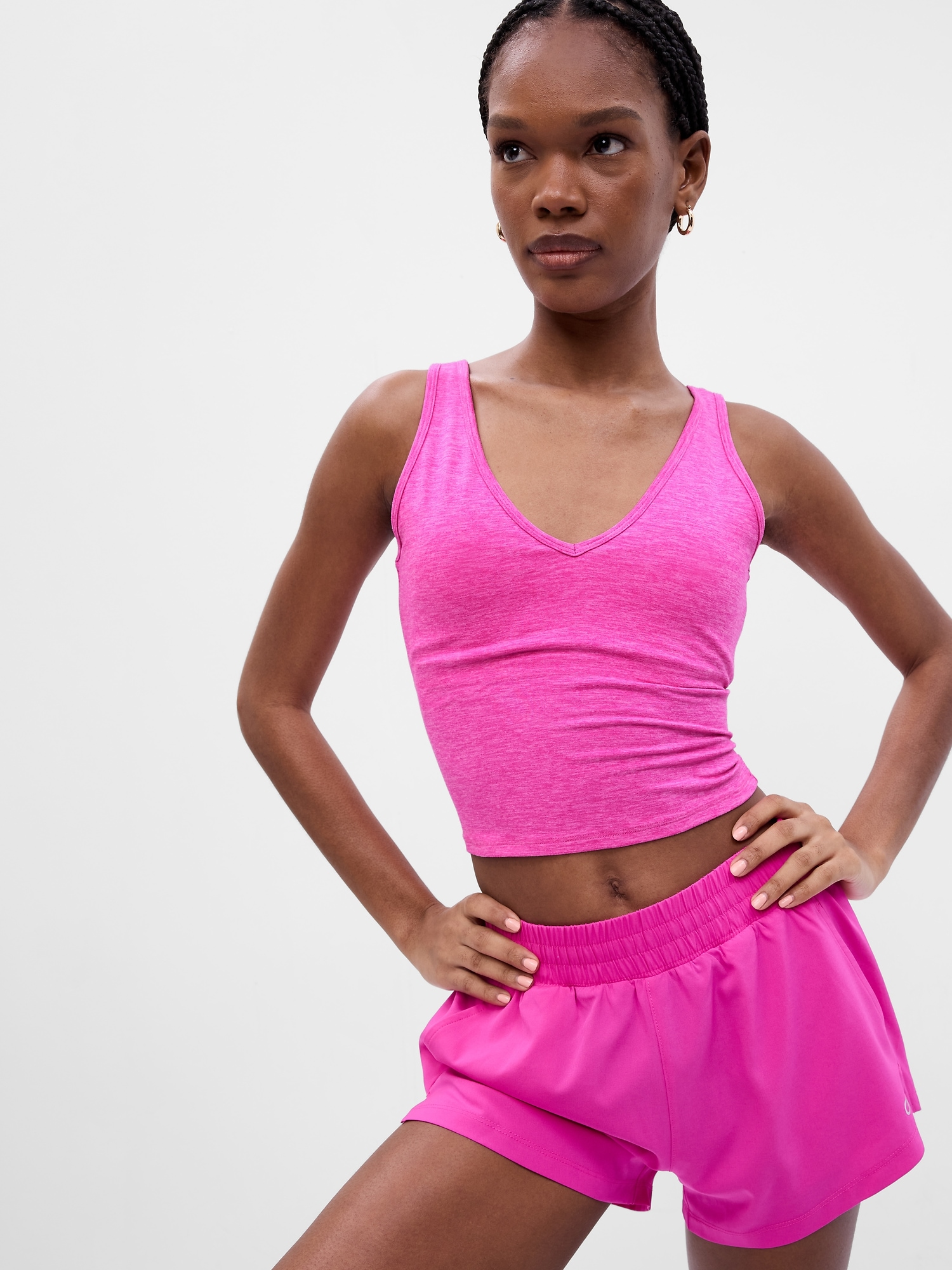 GapFit Brushed Jersey Brami | Gap