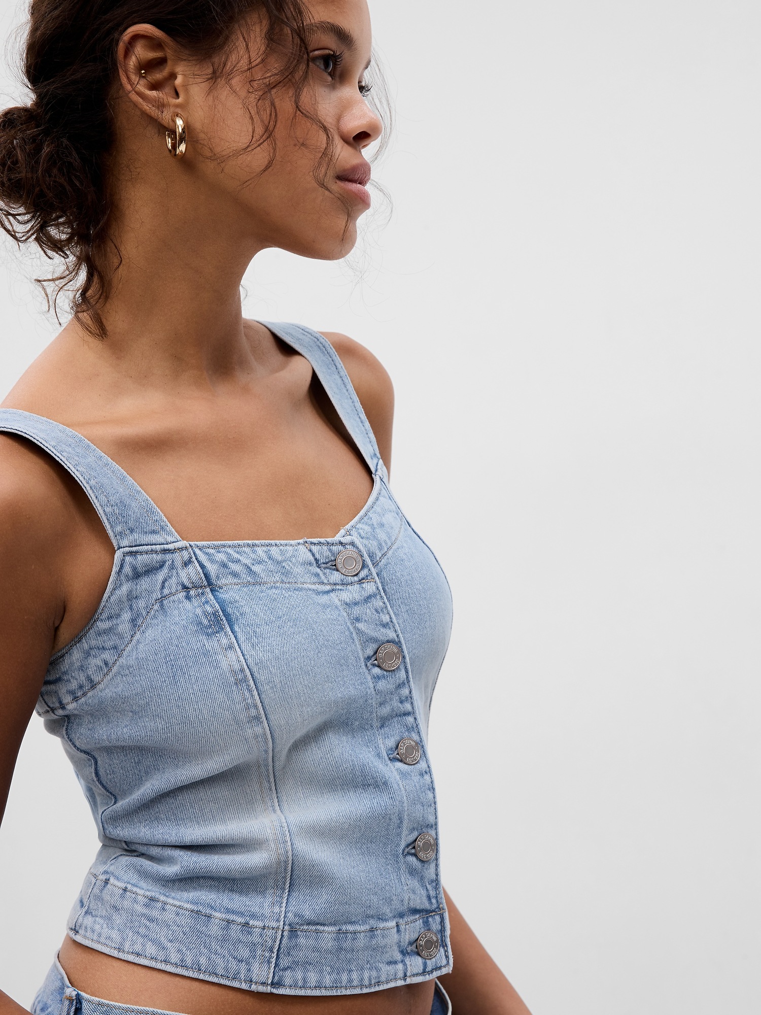 Denim Corset Top | Gap