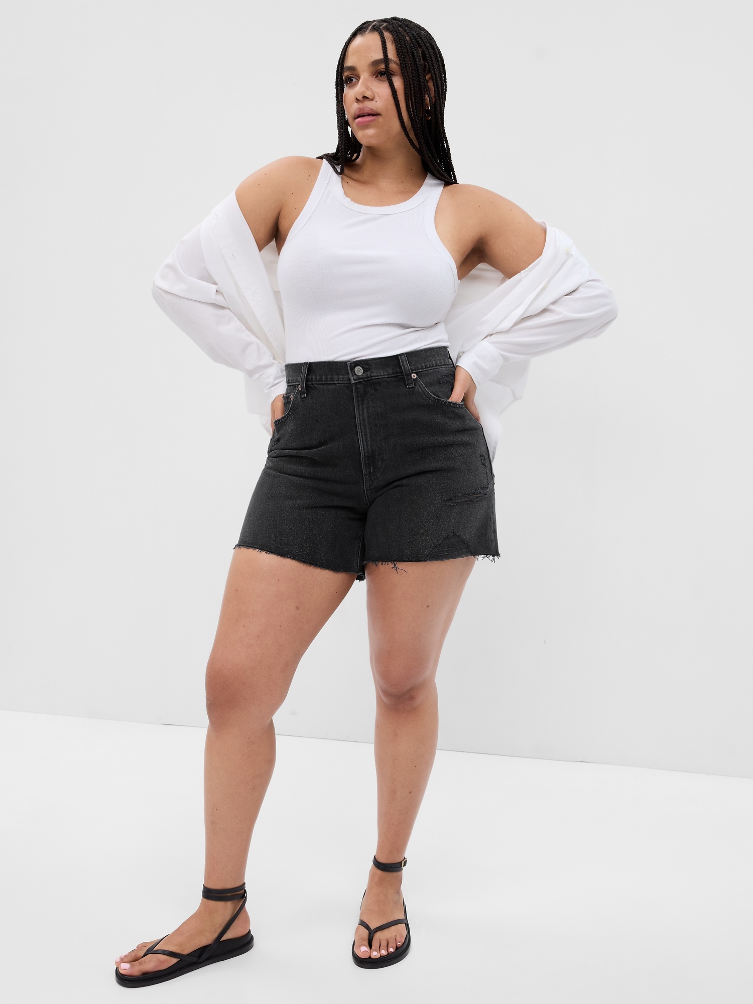 4" High Rise Stride Shorts | Gap