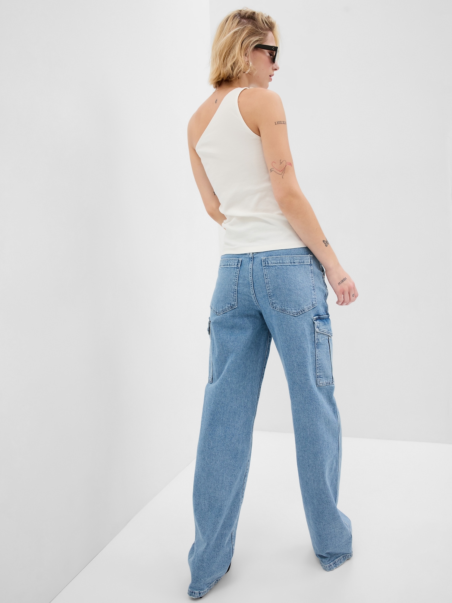 Rib One-Shoulder Tank Top | Gap