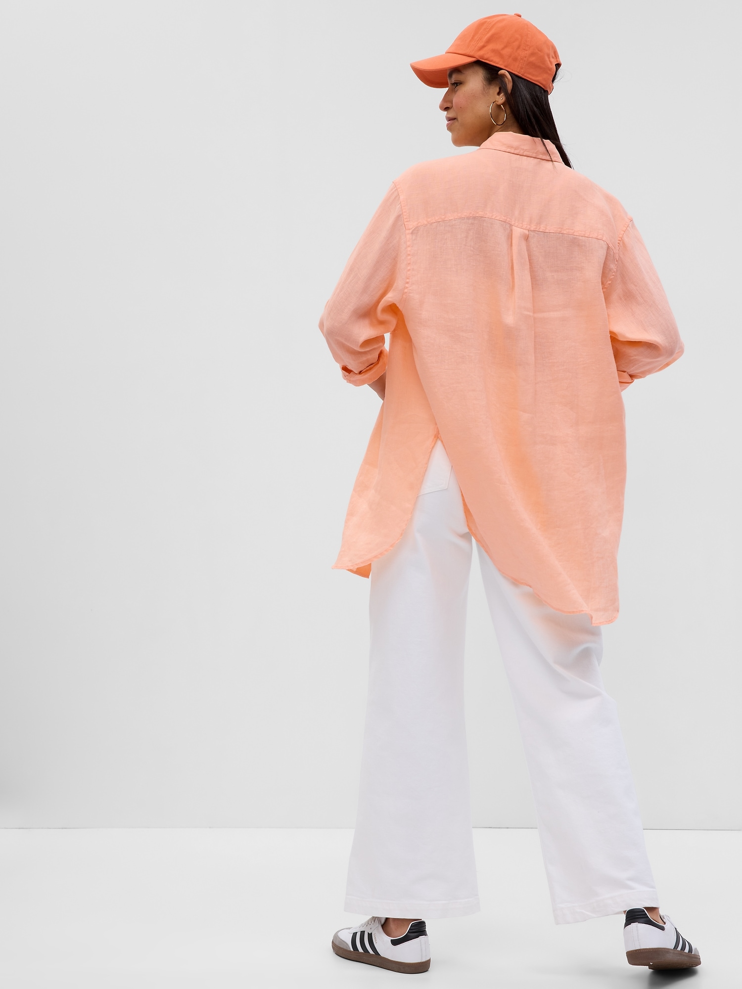 Linen Weekend Tunic Shirt | Gap