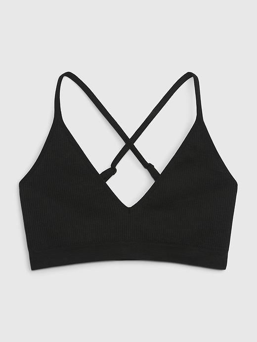 Seamless Rib Triangle Bralette | Gap