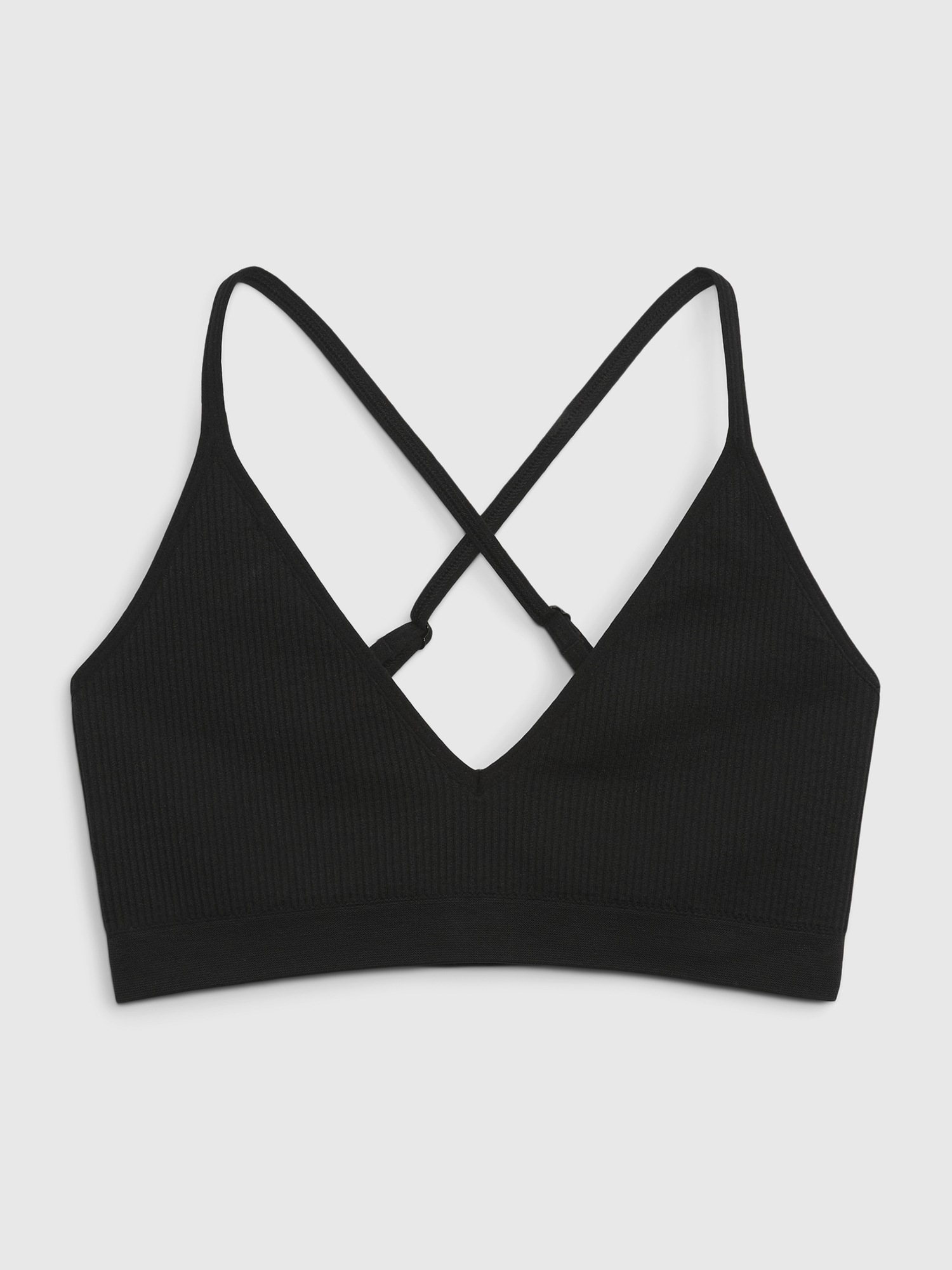Seamless Rib Triangle Bralette | Gap