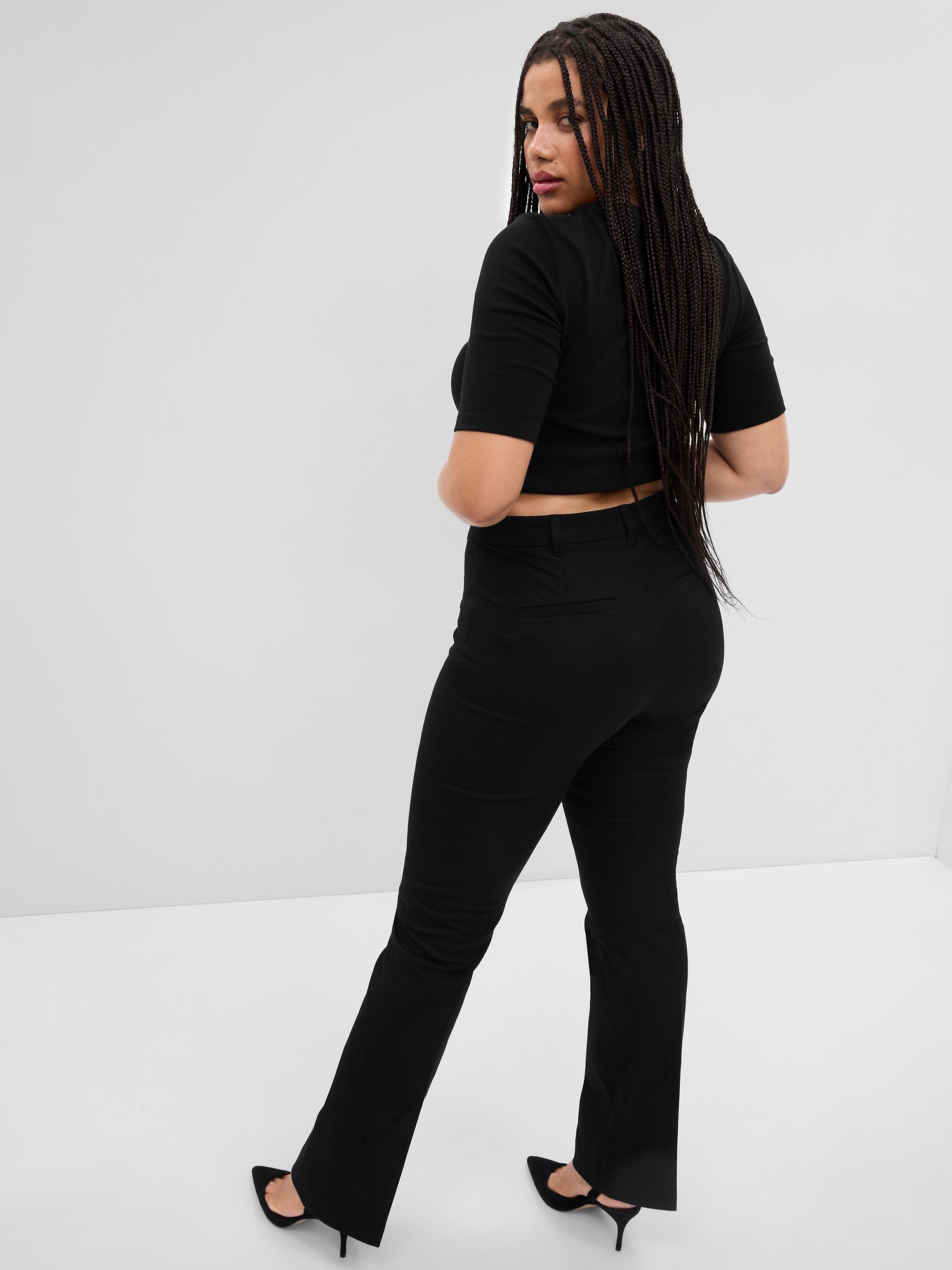 High Rise BiStretch Baby Boot Pants | Gap