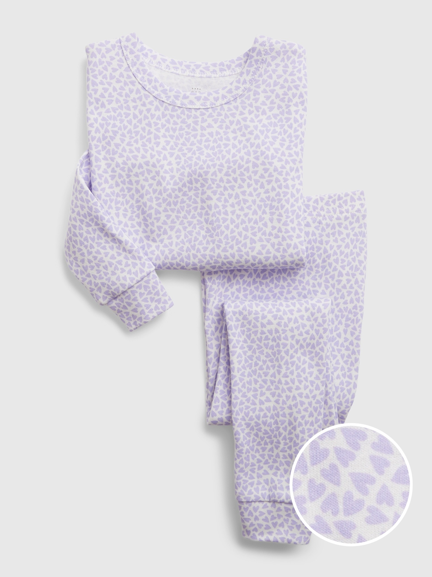 babyGap 100% Organic Cotton Heart PJ Set | Gap