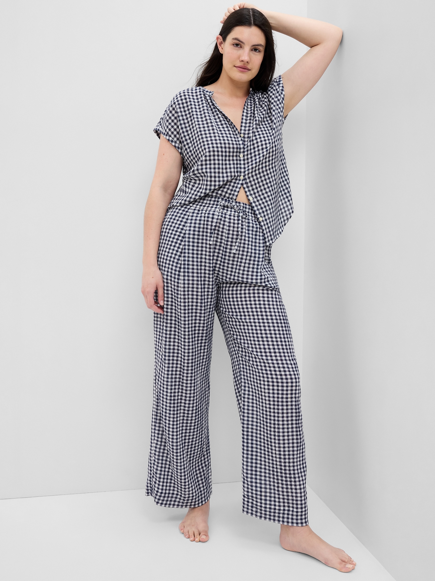 Airy Wide-Leg Pants | Gap