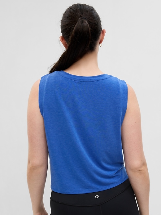 GapFit Breathe Cropped Muscle Tank Top | Gap