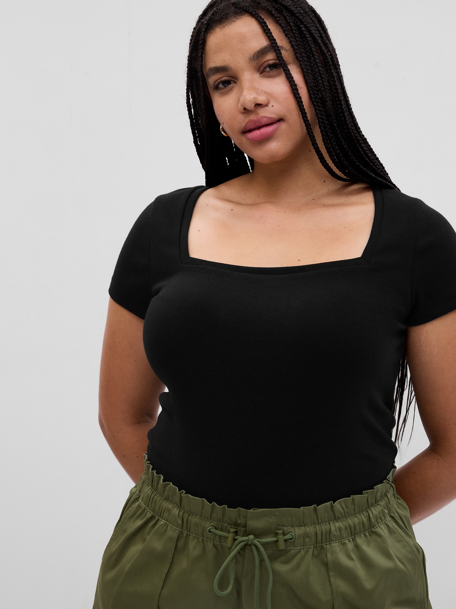 Modern Square Neck T-Shirt | Gap