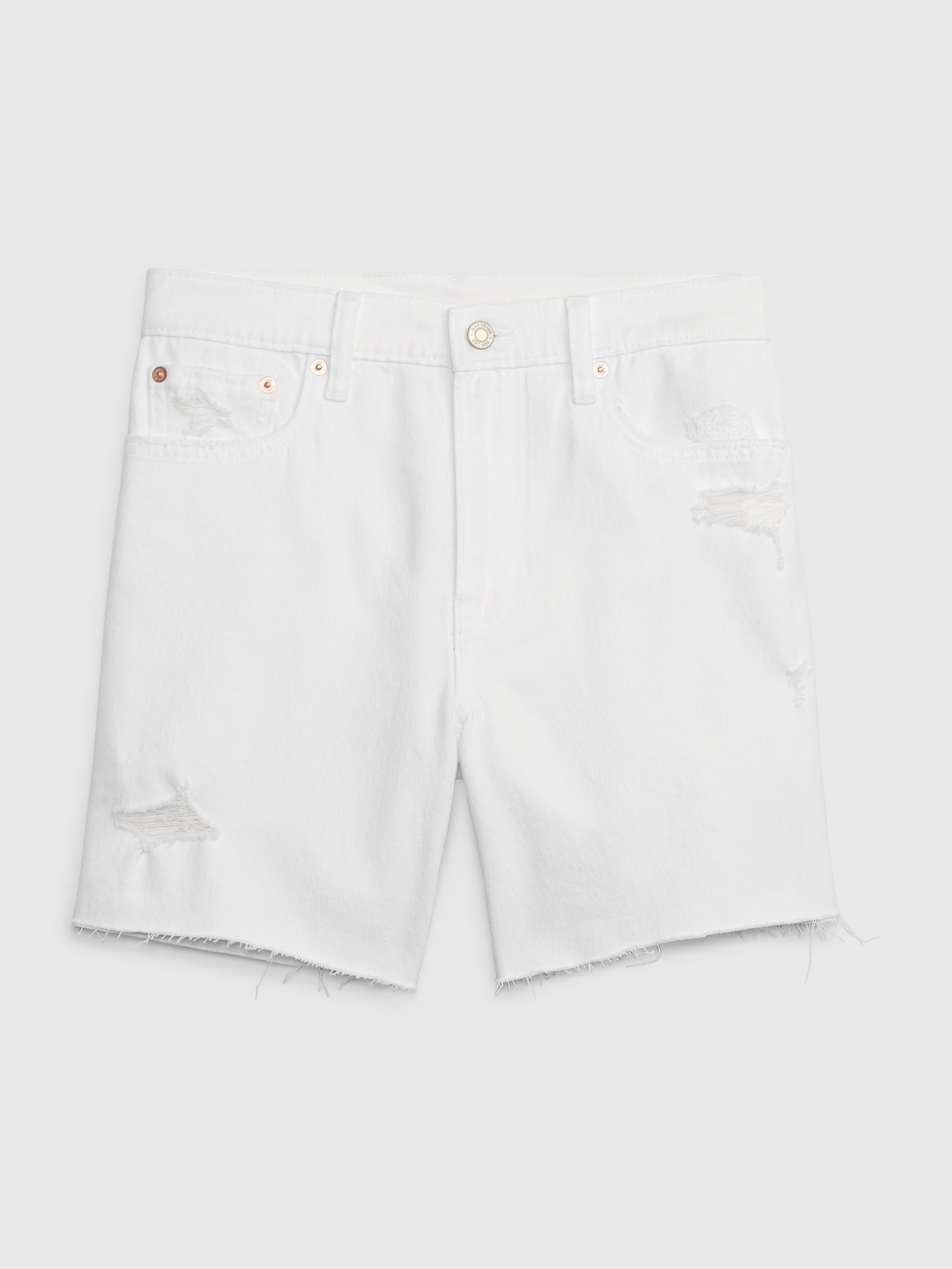 6 High Rise Cheeky Midi Denim Shorts Gap 6 High Rise Cheeky Midi Denim Shorts Gap