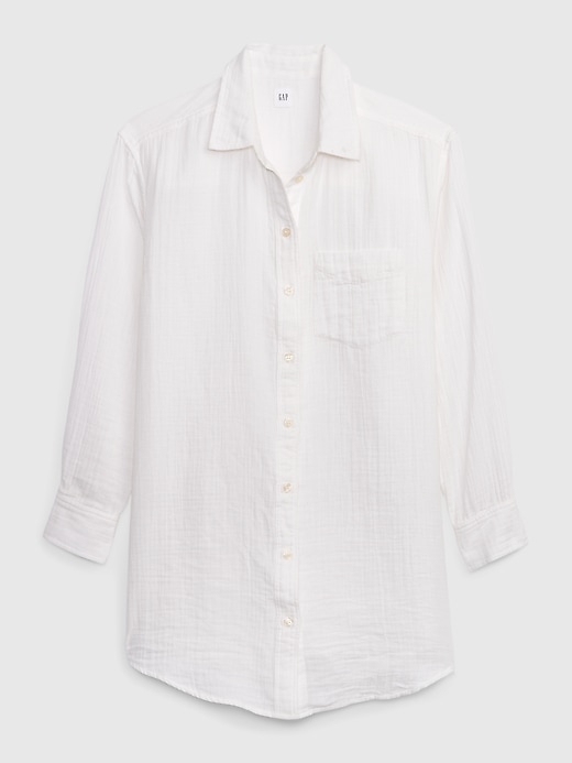Crinkle Gauze Weekend Tunic | Gap