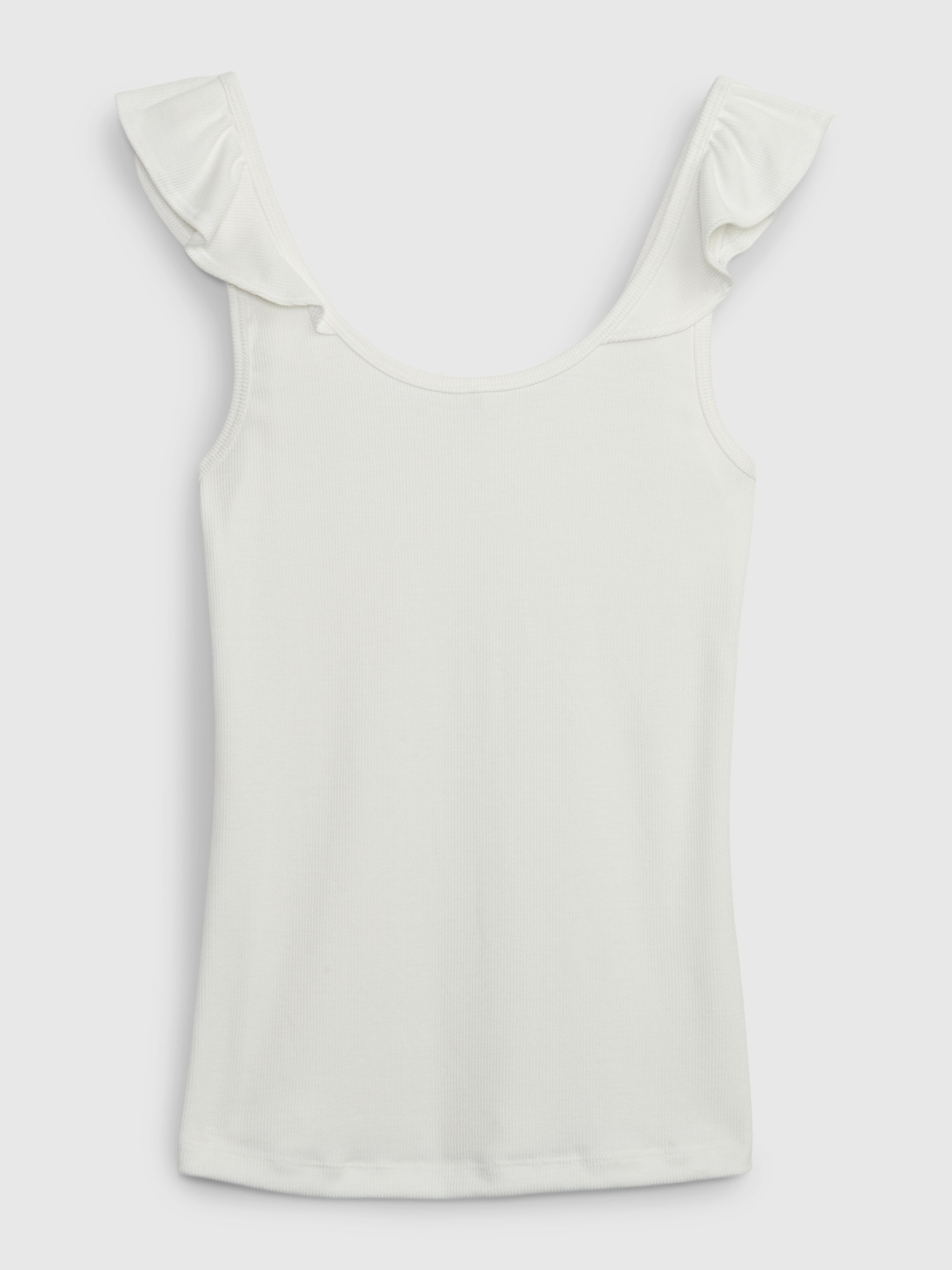 Mini Rib Flutter Tank Top | Gap