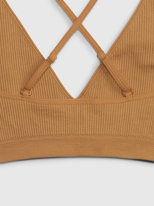 Seamless Rib Triangle Bralette | Gap